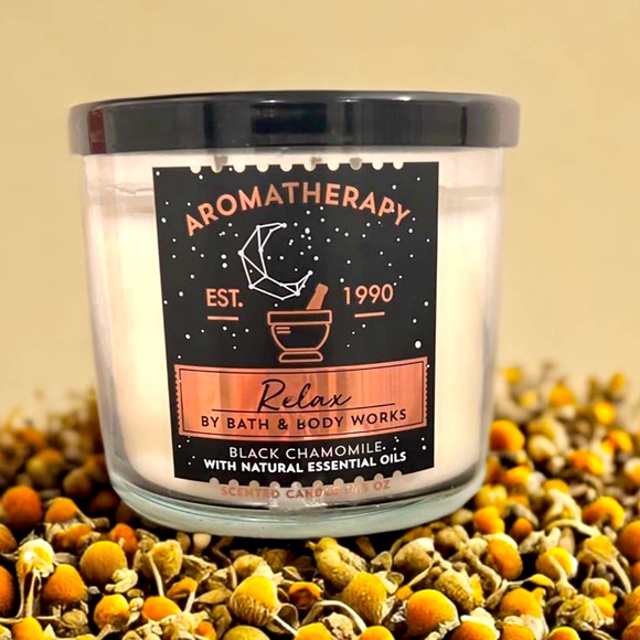Bath & Body Works | Other | Bath Body Works Black Chamomile Candle ...